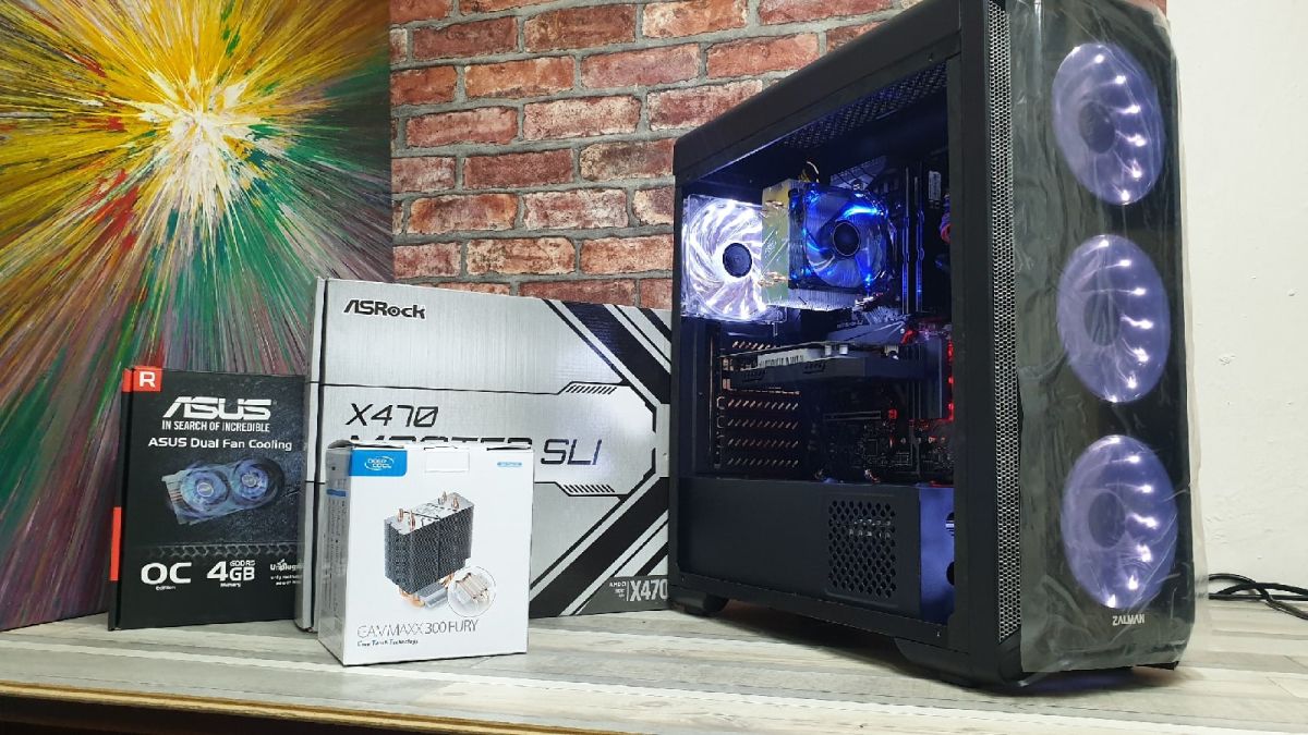 Компьютер AMD Ryzen 7 3800X, AMD Radeon RX 560 4GB